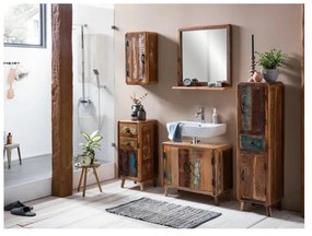Massive home | Koupelnová vysoká skříňka Ghana - recyklované dřevo