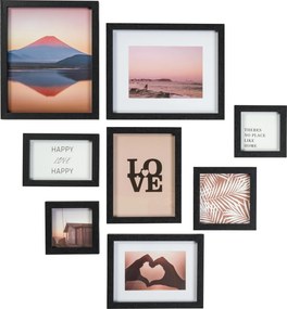 Livarno® Fotorámeček / Sada fotorámečků (sada fotorámečků, 8dílná, černá)