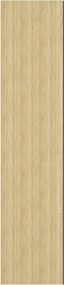 Koupelnová skříňka se zrcadlem 60x15x75 cm MDF bílá a dub 331530