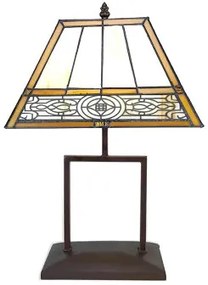 Stolní lampa Tiffany ART DECO Clayre &amp; Eef 5LL-6128