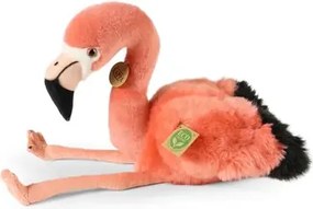 RAPPA Plyšový plameňák 40 cm / ECO-FRIENDLY / od 0 měsíců