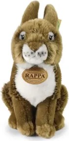 RAPPA Plyšový zajíc hnědý 20 cm / ECO-FRIENDLY / od 0 měsíců