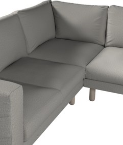 Potah na pohovku IKEA Norsborg rohová 4-místná barva šedá látka pletený vzor