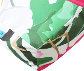 vidaXL Podušky na palety 3 ks textil [360961] Barva: zelená a růžová