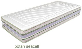 Pěnová matrace Mabo MESTE XXL 20 cm - 120 x 200 Potah: Seacell, Lehací vrstva: Eucafeel HR foam
