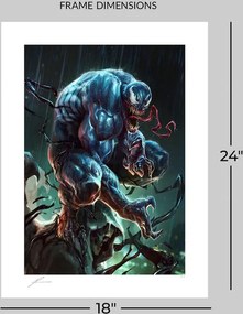 Art Print Sideshow Marvel - Venom  46 x 61 cm (bez rámu)