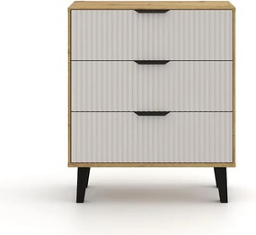 Komoda Borg Duo 3Š dub artisan / kašmír