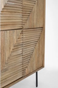 Skříňka z mangového dřeva v přírodní barvě 92x110x40 cm Darsey – Bizzotto