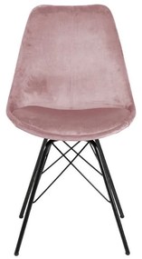 Černo-růžová jídelní židle Eris – Actona