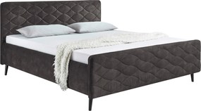XXXLutz ČALOUNĚNÁ POSTEL, 180/200 cm, tmavě šedá MID.YOU - Manželské postele - 002220034201