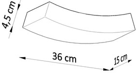 Sollux SL.0837 - Nástěnné svítidlo HATTOR 2xG9/40W/230V