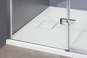 Polysan FORTIS LINE sprchové dveře do niky 900mm, čiré sklo, pravé