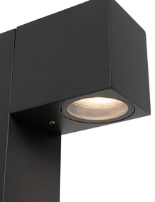 Industriální zahradní stojací lampa tmavě šedá 65 cm IP44 - Baleno