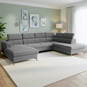 Sedací souprava rohová WILD | 192x333x221 cm | ve tvaru U | rozkládací s úložným prostorem | VÝBĚR TKANIN