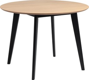 XXXLutz JÍDELNÍ STŮL, dub, kaučukové dřevo, černá, barvy dubu, 105/105/76 cm MID.YOU - Jídelní stoly - 001749049801