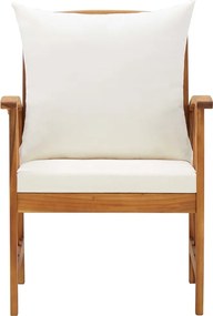 vidaXL Zahradní židle 2 ks masivní akáciové dřevo [310267] Barva: hnědá a tmavě šedá