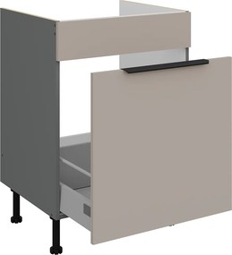 ARIA ta | dolní skříňka 60 ZL 1S dřezová | 60 cm | PREMIUM BOX | antracit/béžová