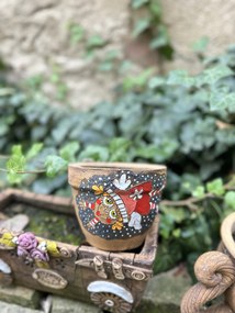 Keramika Javorník Vánoční květináč malý