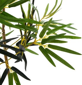 vidaXL Umělý bambus 368 listů 80 cm zelený [358971]
