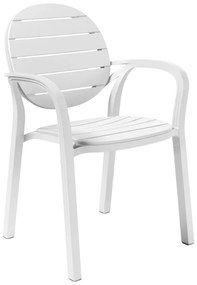 Nardi Bílá plastová zahradní židle Palma