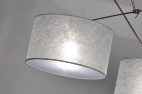 Závěsné designové svítidlo nad stůl Snap Duo Silver Look