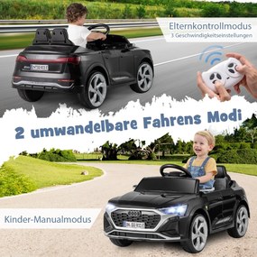 Costway Licencované elektrické vozidlo Audi SQ8 Dětské auto 12-V s – černý