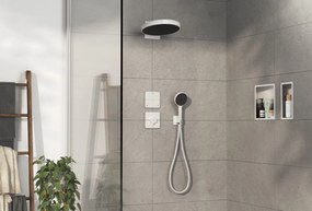 Hansgrohe ShowerSelect Comfort Q, termostat pod omítku pro 1 spotřebič a další výtok, bílá matná, HAN-15589700