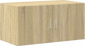 Úzká úložná dub sonoma 80x42,5x225 cm kompozitní dřevo 3281352