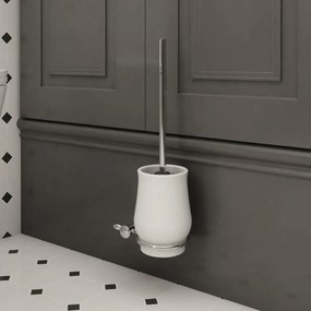 Nimco Lada - WC kartáč s držákem, keramika + chrom (LA 19094K-26)