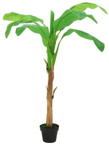 Umělý banánovník s květináčem 180 cm zelený 336314