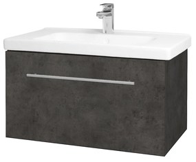 Dřevojas Koupelnová skříň BIG INN SZZ 80 Varianta: N03 Graphite / Úchytka T04 / N03 Graphite