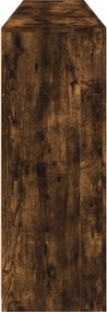 Příborník s LED osvětlením kouřový dub 202 x 37 x 100 cm 3209188