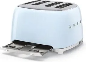 SMEG TSF03BLEU modrá / Topinkovač / 2000 W / 4 sloty / 4 topinky / 6 s