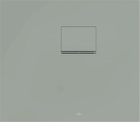 Villeroy & Boch Squaro Infinity - Sprchová vanička, 80x70 cm, Morning Green UDQ8070SQI2RV-R8