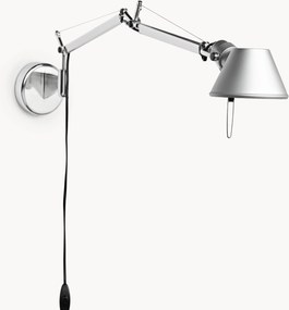 Velké nastavitelné nástěnné svítidlo se zástrčkou Tolomeo Micro