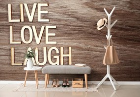 Tapeta se slovy - Live Love Laugh