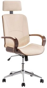 Bhm germany Kancelářská židle Dayton, ořechová / krémová