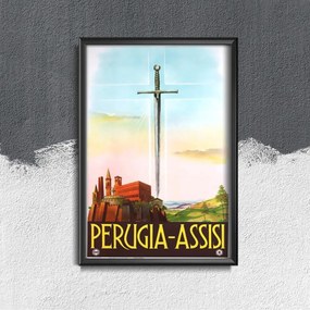 Plakát Perugia assisi itálie