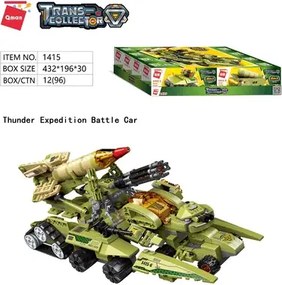 Qman Thunder Expedition Battle Car 1415 1 část / Stavebnice / 73–98 dí