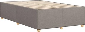 Rám postele bez matrací taupe 120x190 cm textil 3284719