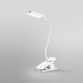 USB stmívatelná LED stolní lampa 5.2 W PANAN CLIP, studená bílá