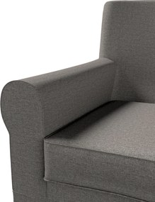 Potah na křeslo IKEA Ektorp Jennylund barva šedá látka pletený vzor
