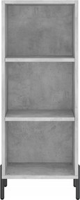 Skříň highboard betonově šedá 34,5x34x180 cm kompozitní dřevo 3200333