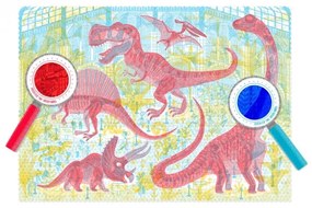 LONDJI Velké puzzle Svět dinosaurů 200ks 6+