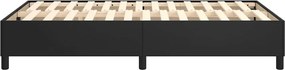 Rám postele s boxspringem černý 120 x 200 cm umělá kůže 3121035