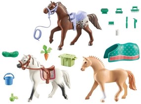 Playmobil Playmobil Horses of Waterfall 71356 3 koně: Morgan, Quarter Horse a Shagya Arabian