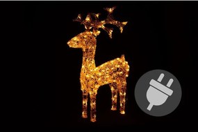 Nexos 5951 Vánoční LED dekorace - sob - 100cm, teple bílá