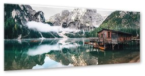 Skleněný obraz Styler Tyrol Lake, 50 x 125 cm
