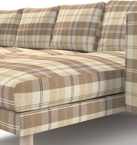 Potah na pohovku IKEA Norsborg 4-místná se šezlongem barva béžová látka pletený vzor, vzorované