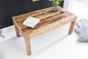 Bruxxi Konferenční stolek Rustica, 110 cm, mangové dřevo